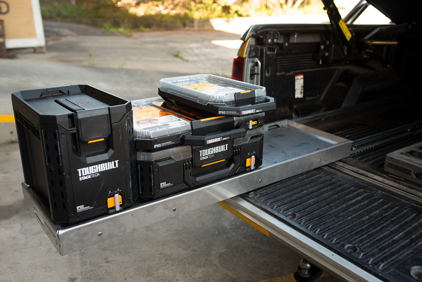 TubMate | Milwaukee and Toughbuilt Stacktech Compatible Ute Tub Slides